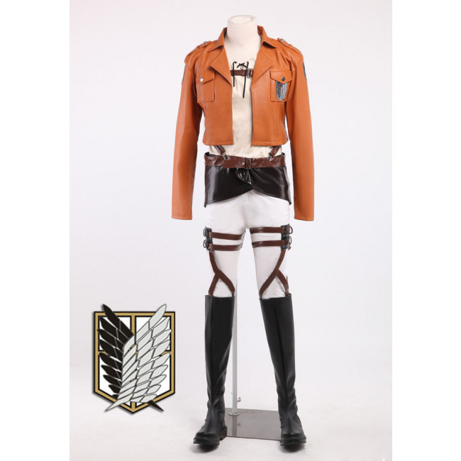 Attack on Titan Survey Corps Eren Jaeger Cosplay Costume/Buy Shingeki ...