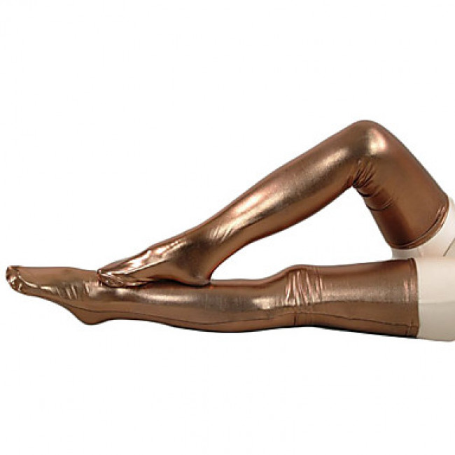 Brown Shiny Metallic Costume|Shiny Metallic Stockings Costume|Brown ...