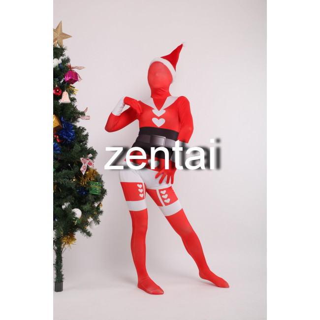 Christmas Santa Claus Cosplay Zentai Suit/Buy X-mas Santa Claus Cosplay ...