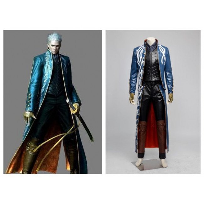 Devil May Cry 3 Dmc 3 Cospaly Vergil Cosplay Vergil Outfit Costume