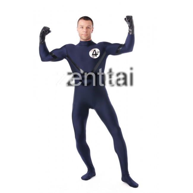 Halloween Fantastic Four Human Torch Zentai Suit/Buy Full Body Human ...