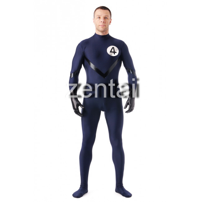 Halloween Fantastic Four Human Torch Zentai Suit/Buy Full Body Human ...