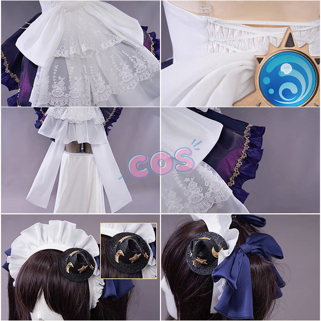 Genshin Impact Cosplay Costume | Mona Megistus Costume