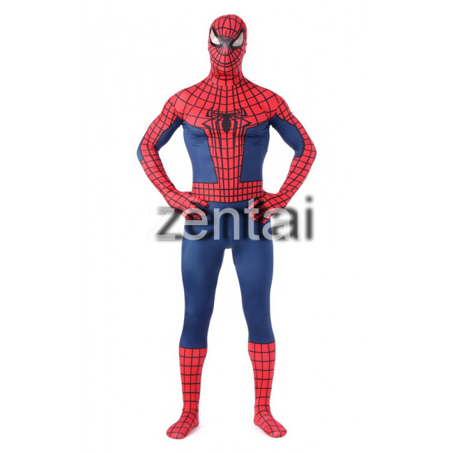 Halloween Amazing Spiderman Cosplay Zentai Suit/ Buy full body Lycra ...