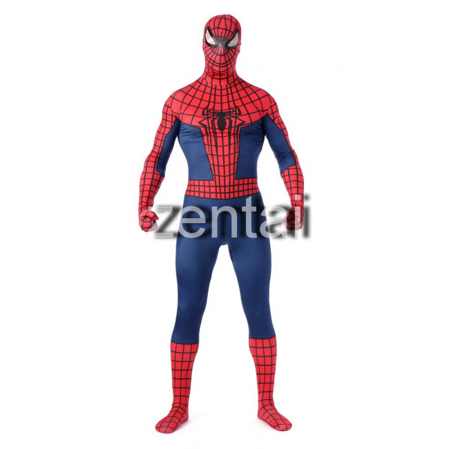 Halloween Amazing Spiderman Cosplay Zentai Suit/ Buy full body Lycra ...