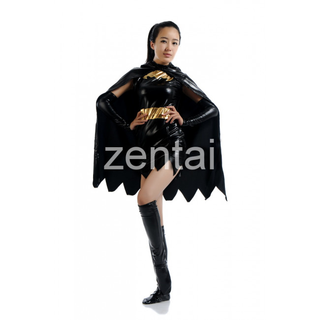 Halloween Female Batman Full Body Skirt Zentai Suit/Buy Full Body ...