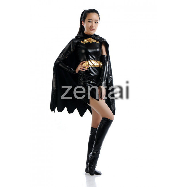 Halloween Female Batman Full Body Skirt Zentai Suit/Buy Full Body ...