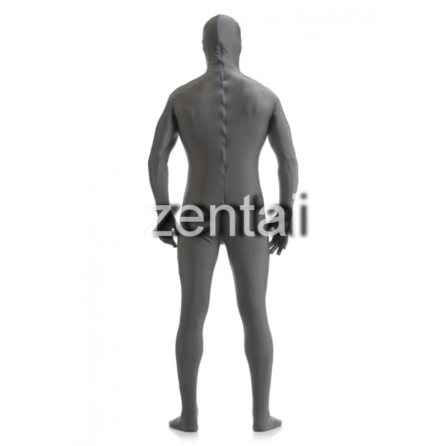 Man's Full Body Dark Grey Color Zentai/ Dark Grey Full Body Spandex ...