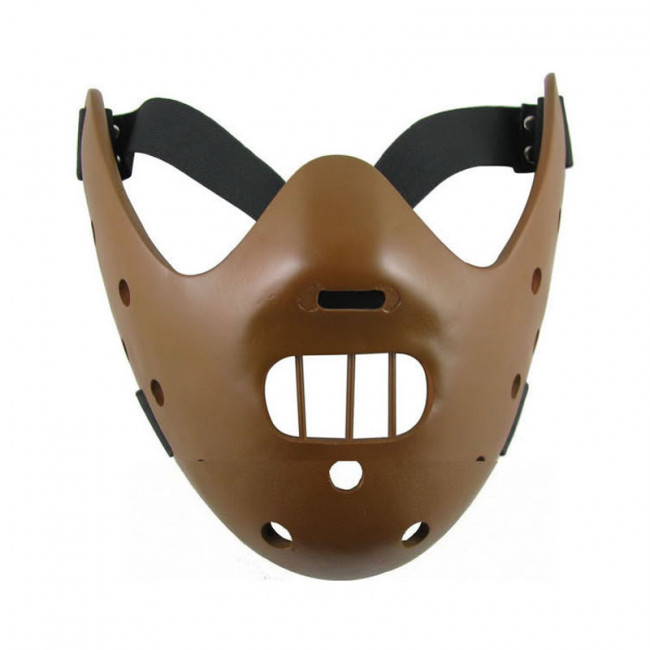 Hannibal Cosplay Mask/ Movie The Silence of the Lambs Mask Steel Teeth ...