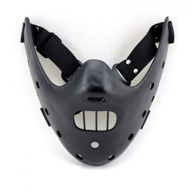 Hannibal Cosplay Mask/ Movie The Silence of the Lambs Mask Steel Teeth ...