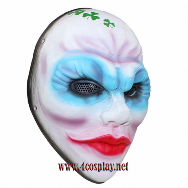 Female Heist Clover Mask | Female Heist Clover Cosplay Mask | Payday2 ...