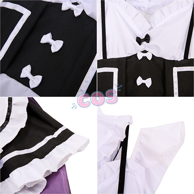 Re: Life In A Different World From Zero Cosplay Costume | Rem Costume ...