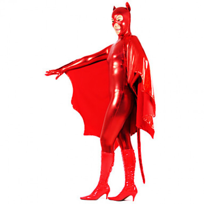 Pure Red Women Batman Zentai | Buy Red Batman Zentai Suit for Woman