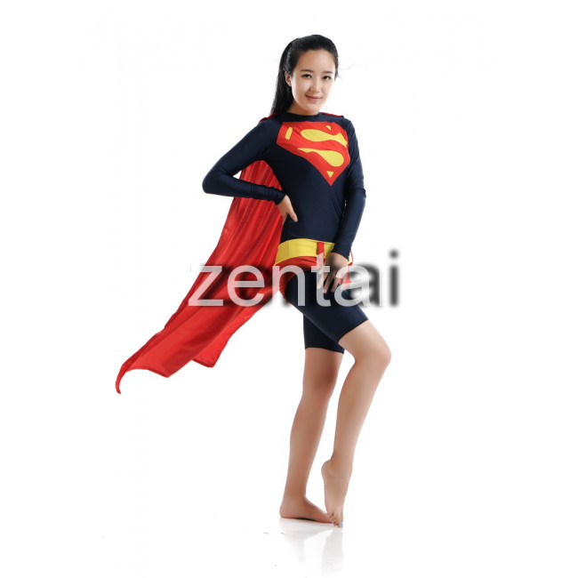 Sexy Female Superman Black Zentai Suit/Buy Black Color Sexy Female ...