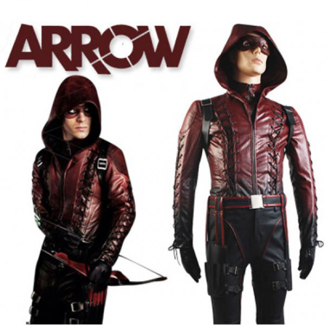 Green Arrow Season 3 Red Arrow Roy Harper Cosplay Costume Arsenal Red ...