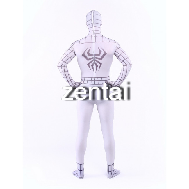 Halloween Superhero Amazing Spiderman Zentai Suit/ Buy White and ...