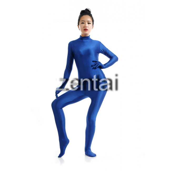 Women's Full Body Royal Blue Color Zentai/Royal Blue Full Body Spandex ...